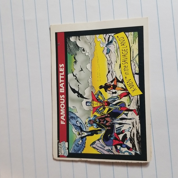 Marvel | Other | Marvel Comic Trading Card 2 Xmen In The Savage Land ...
